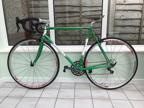 Mercian Strada Racing Bike 853 Pro Team 56cm Green Limited Use | eBay UK
