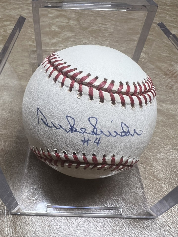 MLB Signed Baseball Autograph Duke Snider | eBay
