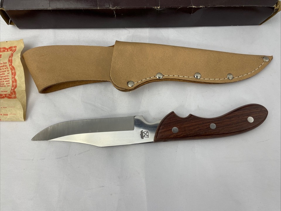 Vintage Maxam Knives Japan MX1 Hunting Sheath Knife Fixed Blade ...