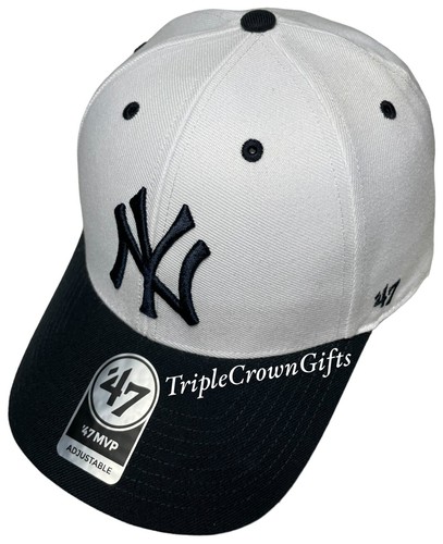 MLB New York Yankees ('47 Brand) MVP Hat Adjustable Audible Two Tone ...