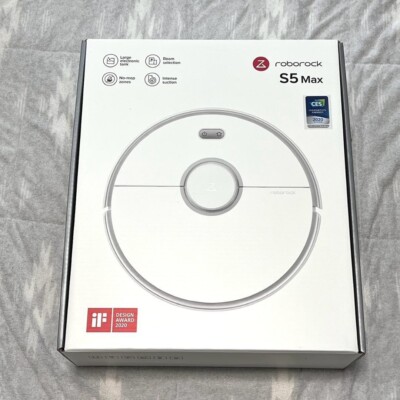 Roborock S5 Max White Robot Vacuum Cleaner Wet Wipe Compatible S5E02-04 ...