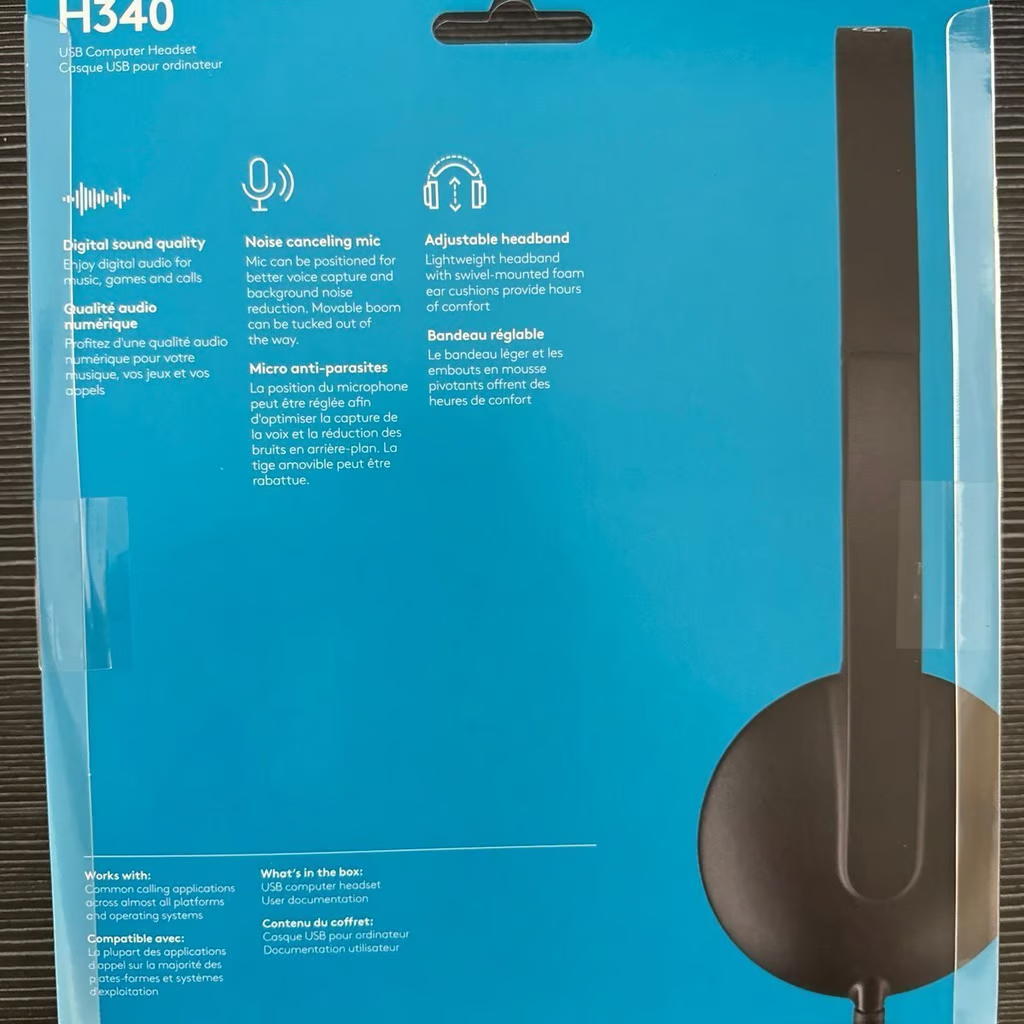 Logitech H340 Black Headset for sale online | eBay