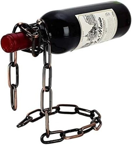Mystical Chain Design Wine Holder Suspended Bottle Floating Illusion | eBay