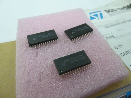 2 pieces M28C64C-200M1 = 28C64 64Kbit Parallel EEPROM 200ns SO-28 NEW ...