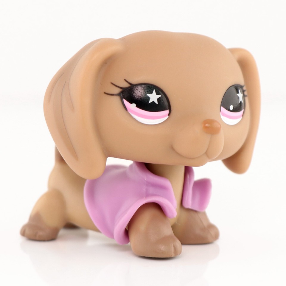 Mini Pet Shop LPS Dachshund 932 with lps Jacket Accessory Kids Gift ...