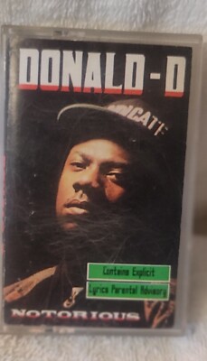 Donald D. (RHYME SNYDICATE) ICE T. Notorious Cassette Tape Rare Gangsta ...