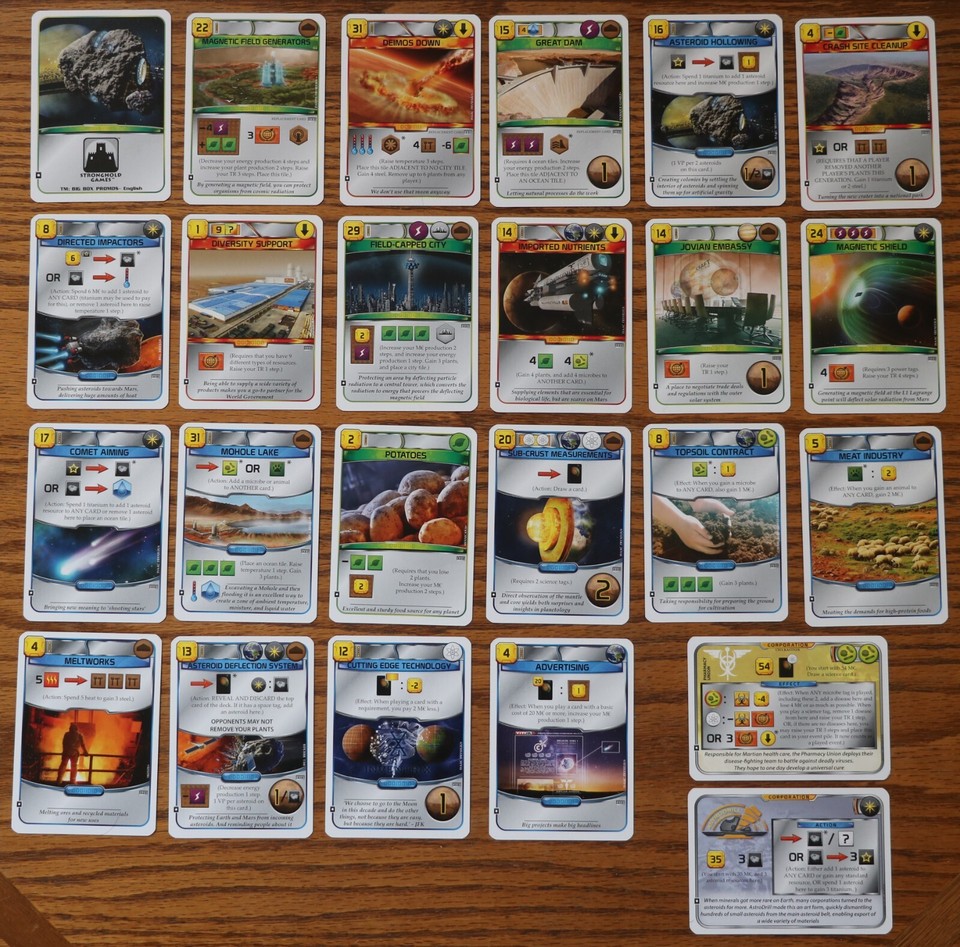 Terraforming Mars Promo Card Mini Expansion Board Game Kickstarter Big ...