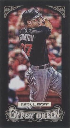 2014 Topps Gypsy Queen - Giancarlo Stanton #165 Mini Black /199 for ...