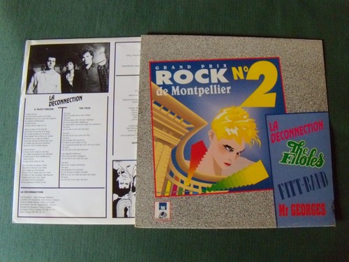 GRAND PRIX ROCK DE MONTPELLIER no 2 - 1990 - DECONNECTION, FITT-BAND LP ...