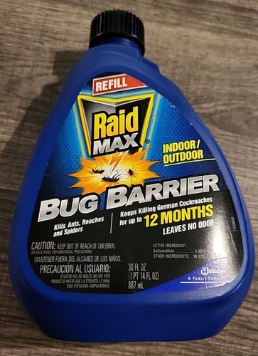 Raid Max Bug Barrier Refill 30oz 46500711091 | eBay