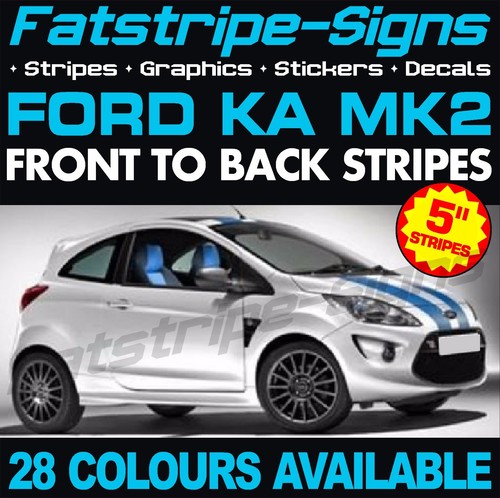 to fit FORD KA MK2 STRIPES GRAPHICS DECALS STICKERS CAR VINYL ST STREET ...