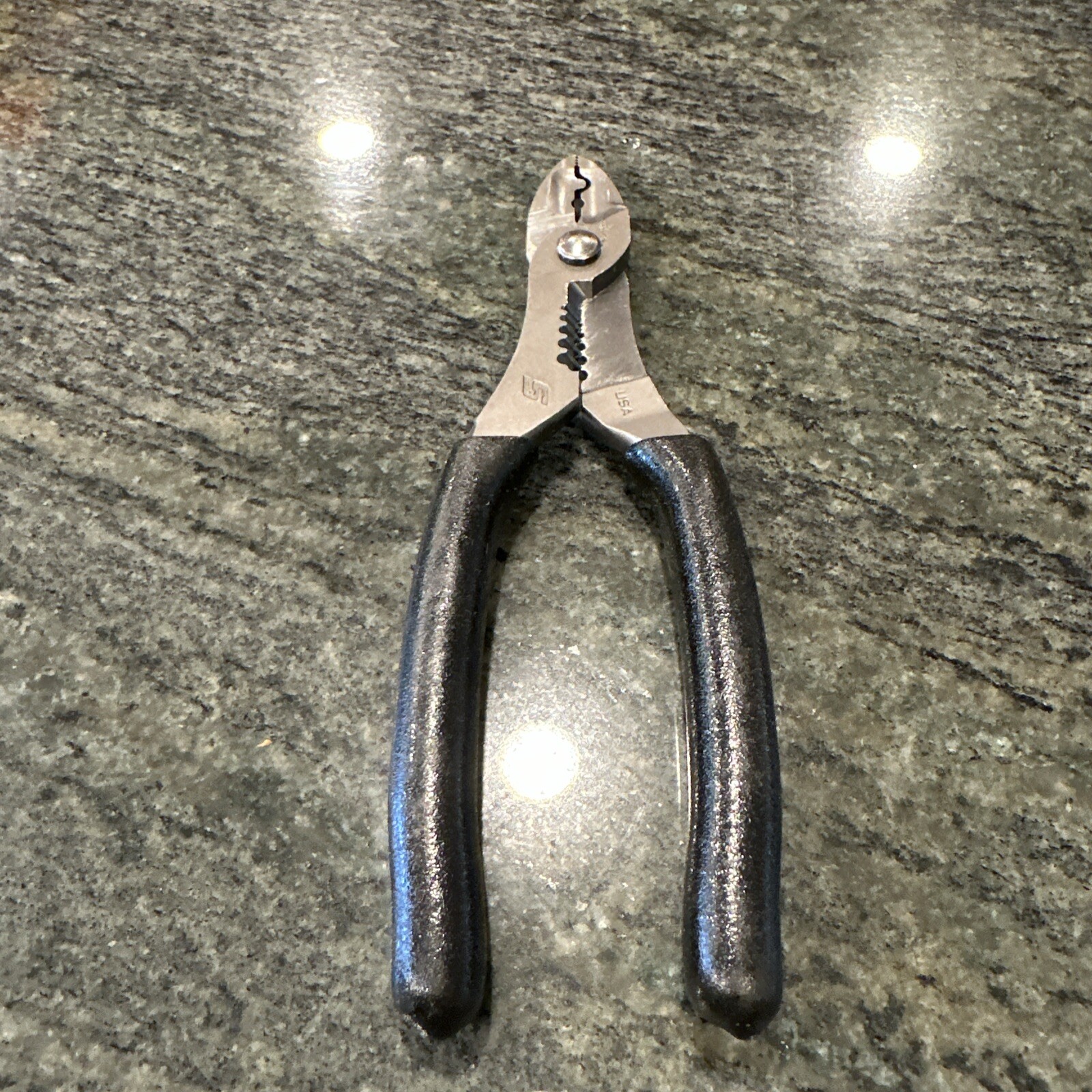 Snap On pwcs7acf 7” wire stripper cutter crimper 12-20 awg black | eBay