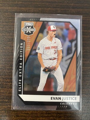 2021 Elite Extra Edition #140 Evan Justice /999 | eBay