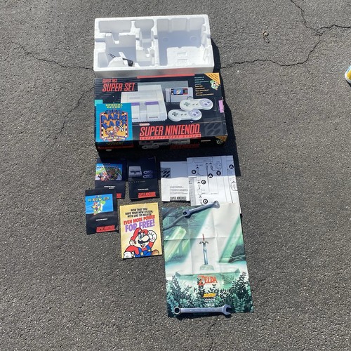 Super Nintendo SNES Original Box Manual, Paperwork, Styrofoam, Complete ...