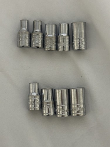 ACE 9pc 1/4" Drive Shallow Socket Set SAE & Metric 6-Point Chrome | eBay