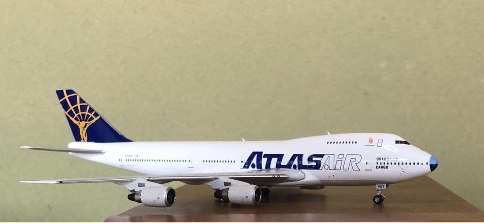 1/400 Phoenix els ATLAS AIR B747-230B Dragonair Nose | eBay Australia