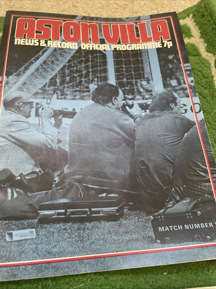 9 Aston Villa Football Programmes 1965-72 | eBay UK