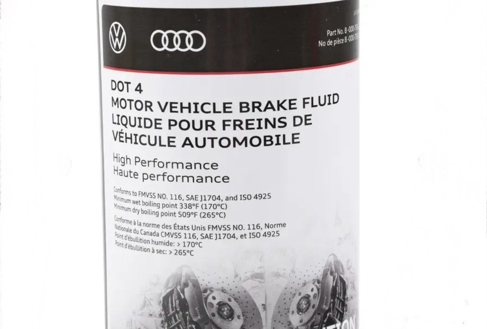 (NEW) Genuine OEM Volkswagen Audi DOT 4 Brake Fluid B0007501LDSP ...