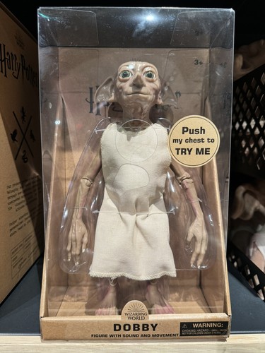 Harry Potter NY New York Dobby Figure w Sound/Movement Talking Toy Doll ...