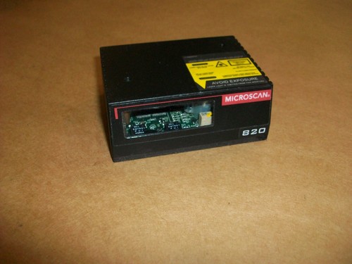 Microscan MS-820 Fixed Barcode Scanner Single Line Medium Density FIS-0820-0009 | eBay