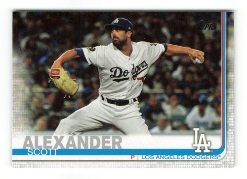 2019 Topps Update Scott Alexander #US162 Los Angeles Dodgers Baseball ...