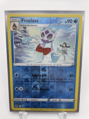 Pokemon Froslass - 043/195 - Rare - Reverse Holo NM-Mint Silver Tempest ...