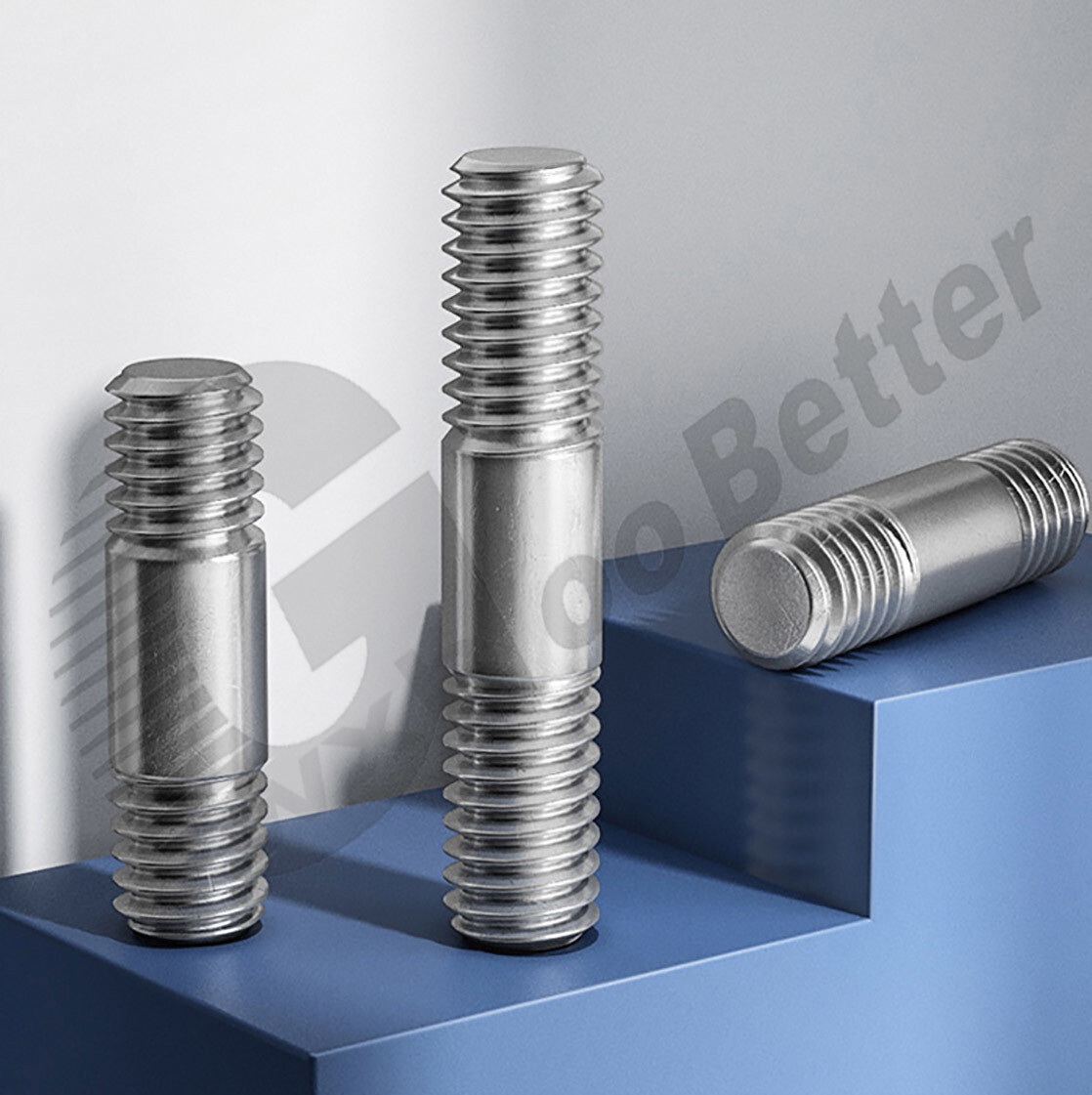 M3~M16 Double End Threaded Stud Bar Rod Bolts 304 Stainless Steel ...