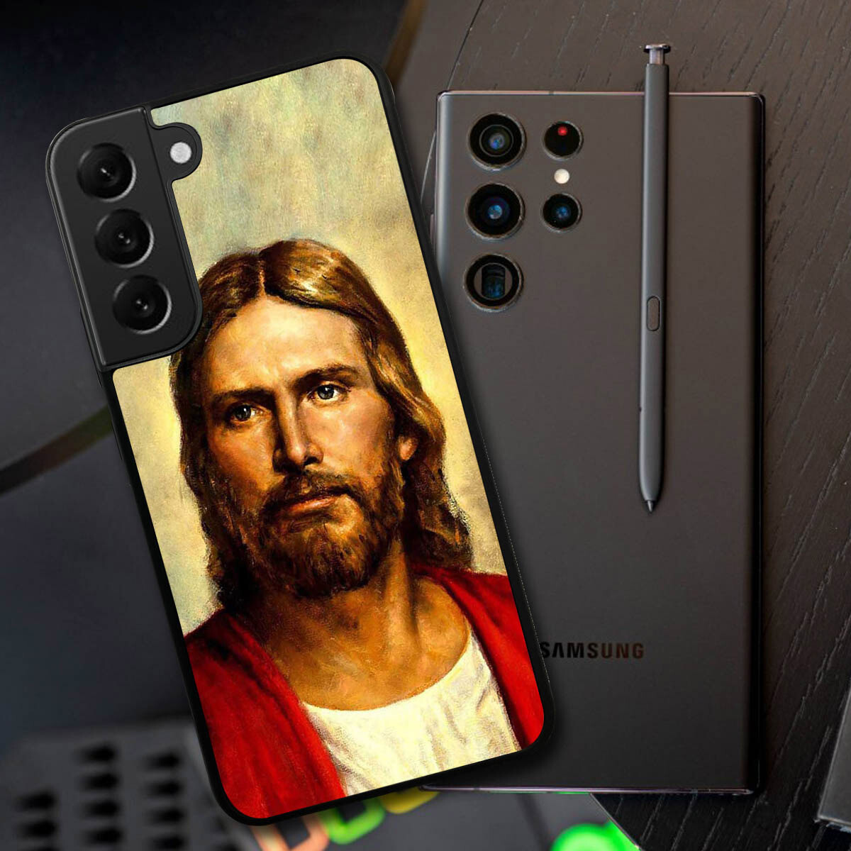 ( For Samsung S22 Plus / S22+ ) Back Case Cover H23006 Jesus Christ | eBay