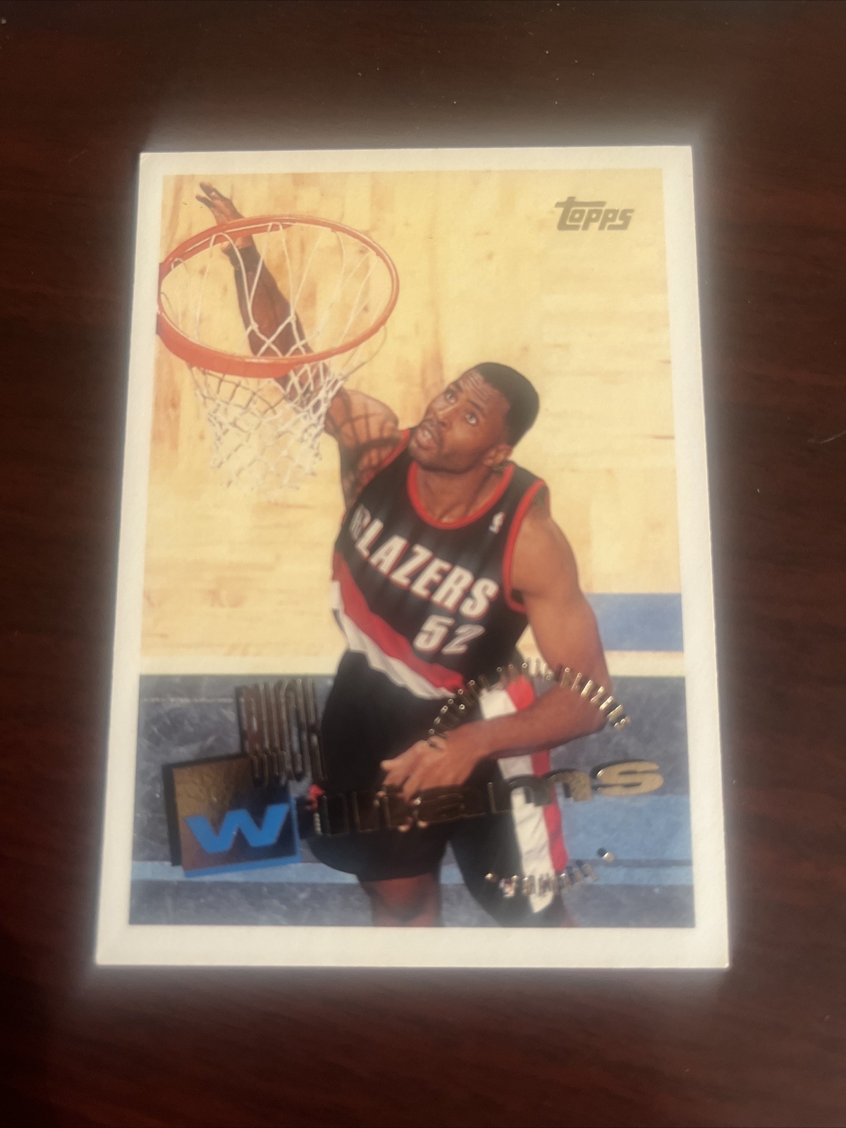 1995-96 Topps Buck Williams #46 Portland Trail Blazers Maryland Terps ...