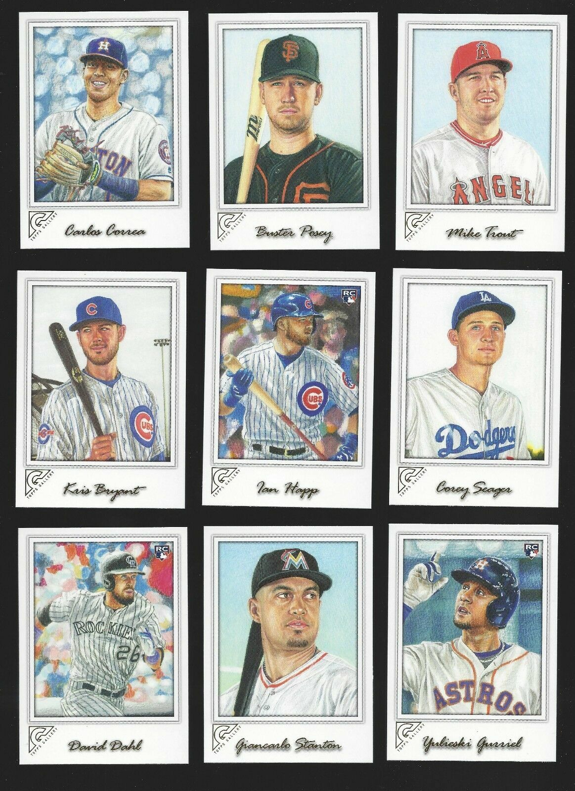 2017 TOPPS GALLERY - ONLY WALMART - STARS, ROOKIE, RC'S - WHO DO YOU ...
