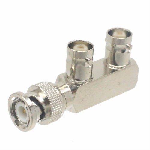 BNC Male to BNC Female Jack tee F-Type Splliter RF Coaxial Adapter ...