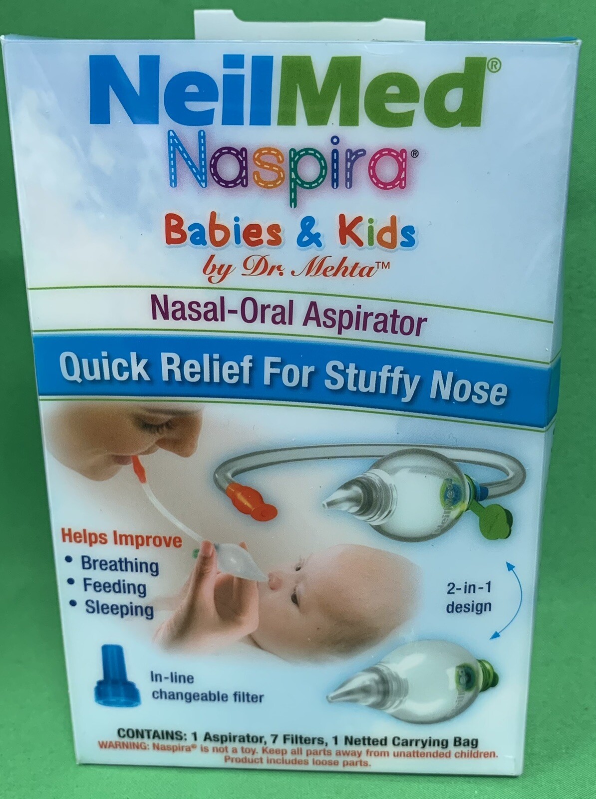 W2 4 NeilMed Naspira Babies & Kids Nasal Oral Aspirator for sale online ...