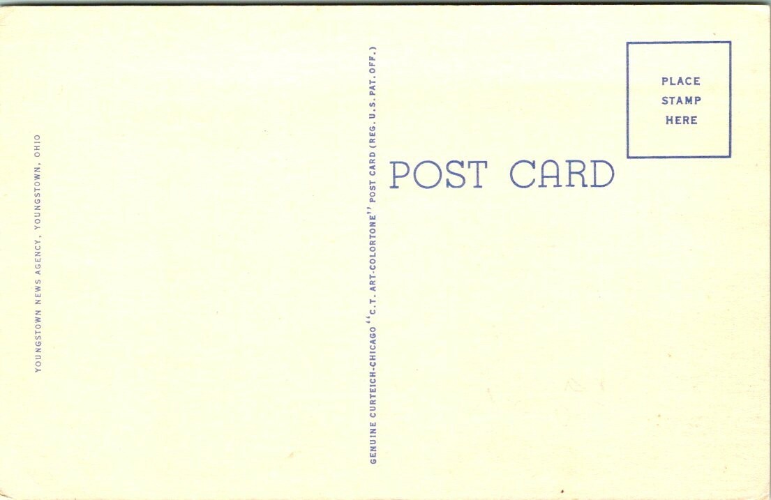 Postcard Butler Art Institute & First Christian Church Youngstown Ohio ...