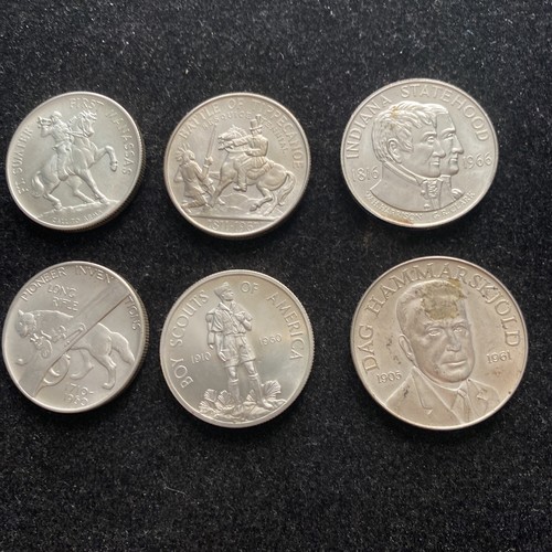 6 PC LOT VARIOUS HERALDIC ART .925 SILVER MEDALS CHOICE BU | eBay