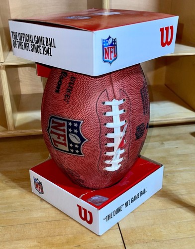 Wilson “The Duke” NFL Authentic Official Leather Game Ball Football | eBay