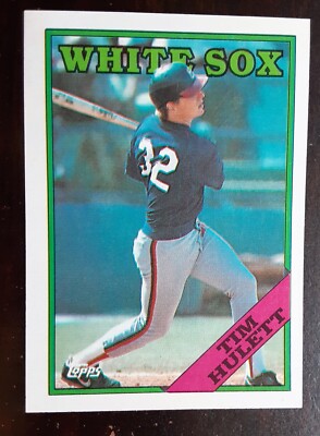 1988 Topps #158 Tim HULETT Third Base Chicago White Sox FREE shipping ...