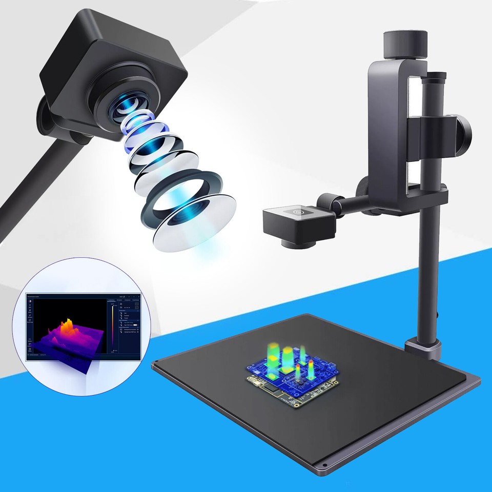 3D Infrared Thermal Imager Analyzer Camera for PCB Leakage Short ...
