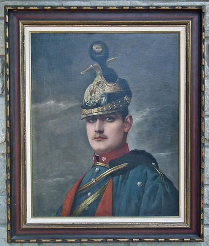 Antique Portrait Austro-Hungarian Army Officer 7 Galician Uhan Regiment ...