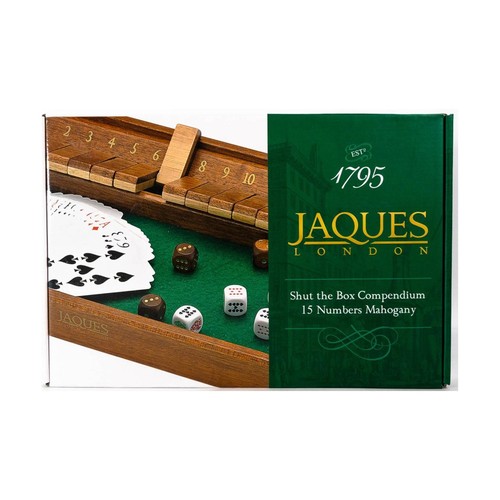 Jaques London Dice Games Shut the Box 15 Numbers Box EX/NM | eBay