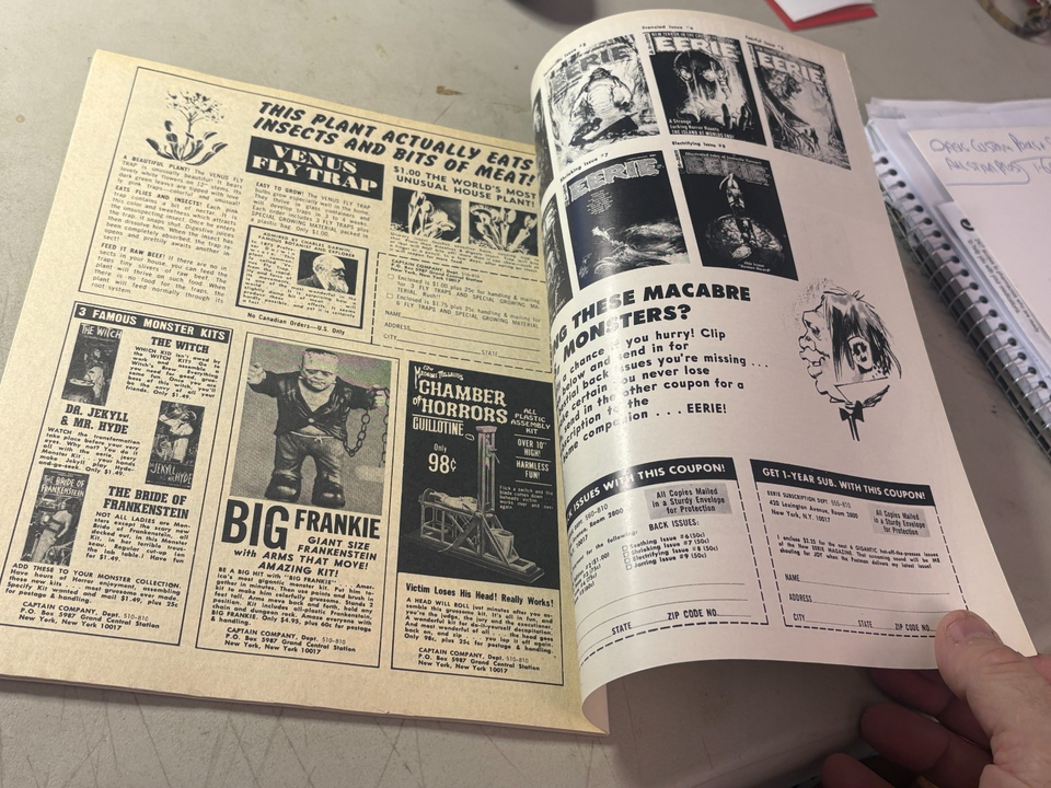 Eerie #10 / 1967 / Warren Horror Magazine / NM- or Better / Adams, Wood ...