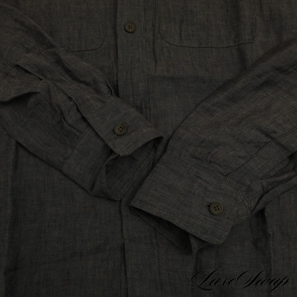 A Kind Of Guise Hand Made Germany 100% Linen Jungle Green 2 Pocket ...