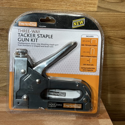 FASTENPRO Three-Way Tacker Staple Gun Kit 62992 | eBay