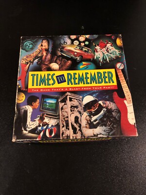 Times To Remember Board Game Complete | eBay