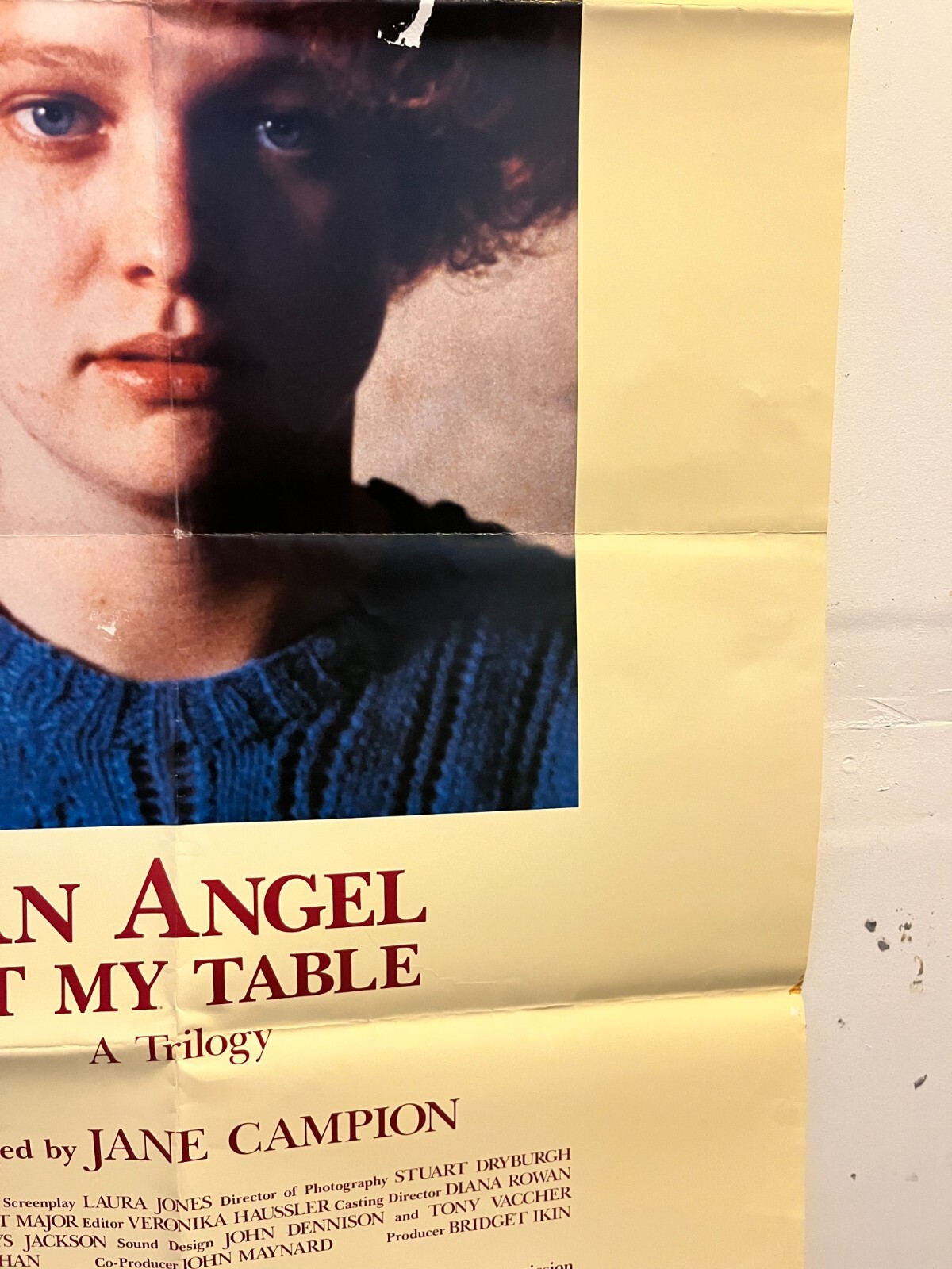 An Angel At My Table rare Intl Movie Poster 90s NZ Jane Campion biopic ...