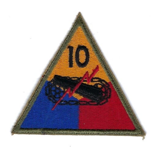 ORIGINAL WW II 10th ARMORED DIVISION PATCH patch | eBay