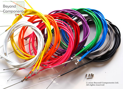 MTB BMX Coloured Brake Cable Pair (Front and Rear), 10 colours | eBay UK