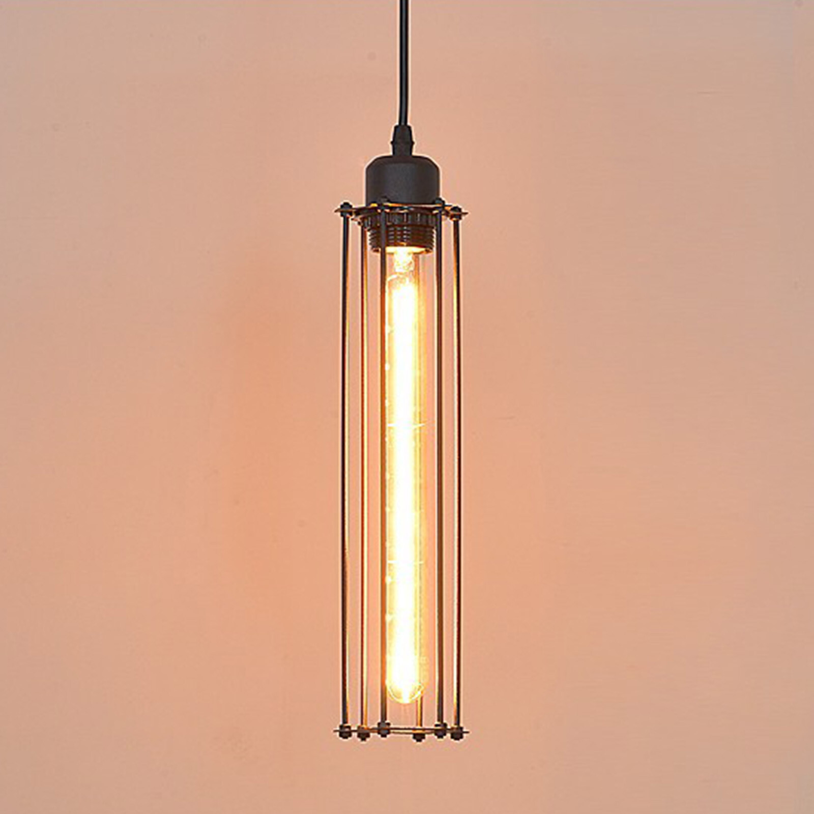 300MM LED Tubular Light 6W E27 Filament Bulb Dimmable Tube Globe Warm ...