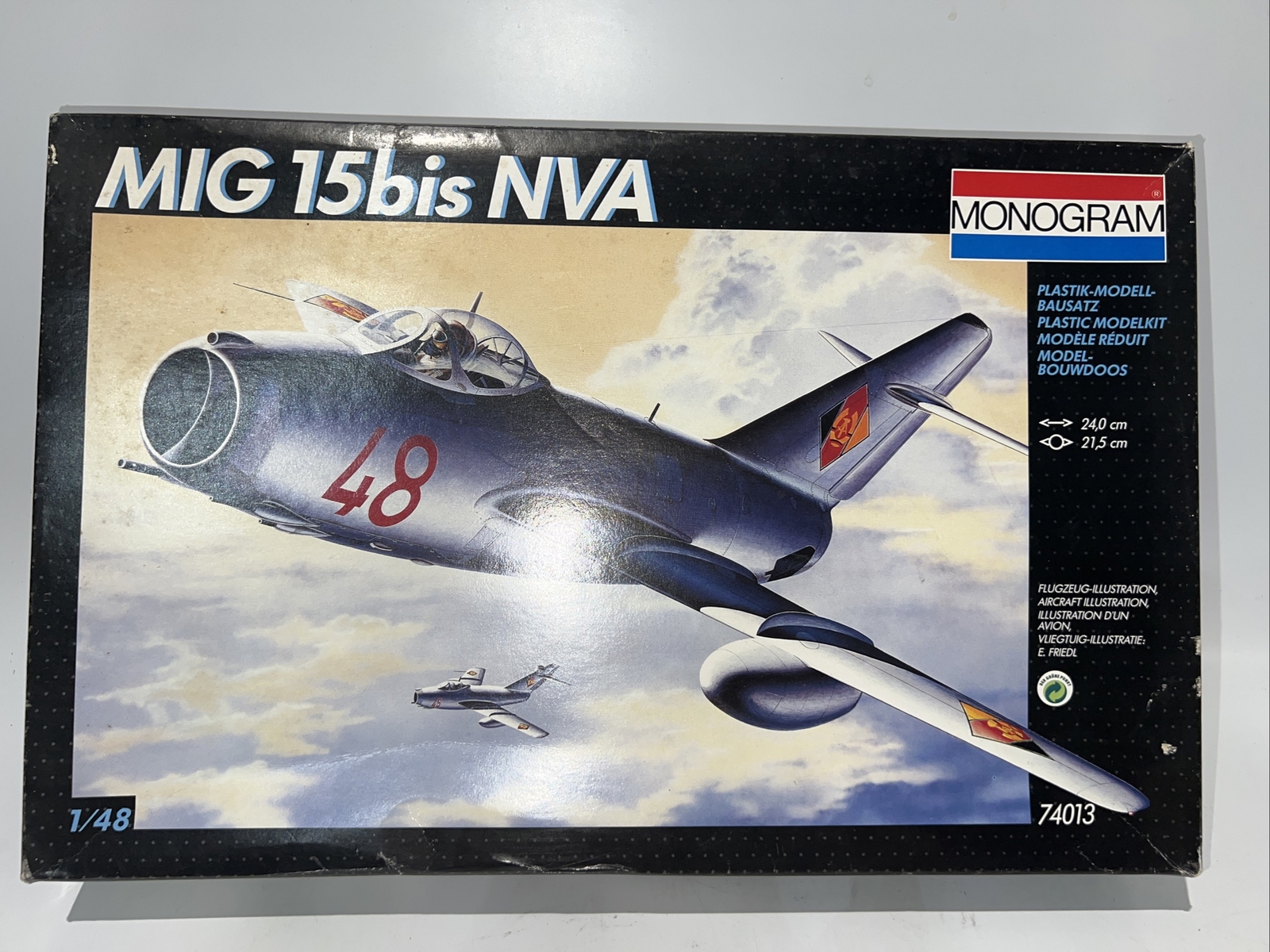 Monogram 1/48 F-8 Crusader Aircraft Plastic Model Kit Jet Fighter 5826 ...