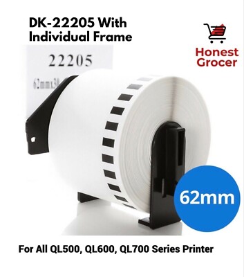 Address Label DK22205 DK-22205 Fits Brother P-touch QL-560 Postage ...
