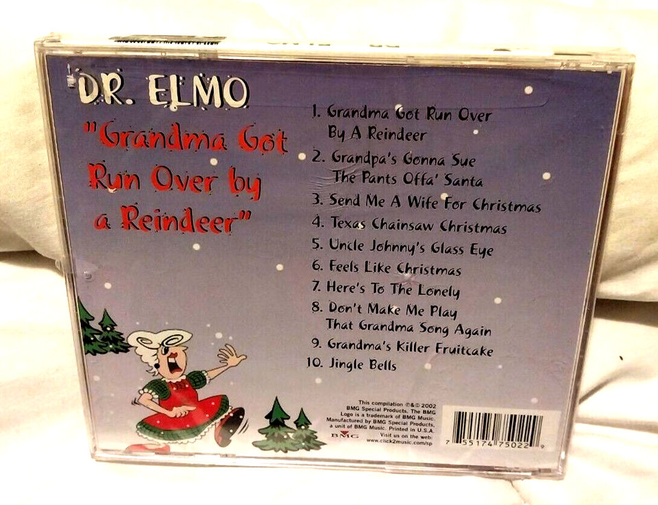 DR. ELMO ~ GRANDMA GOT RUN OVER BY A REINDEER (CD, 2002) New! | eBay